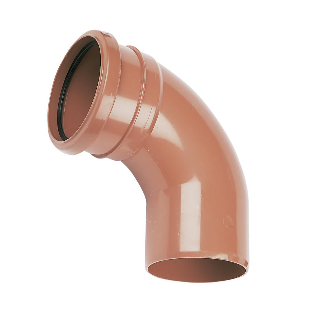 110mm Underground Single Socket Bend Knuckle 90 Degree