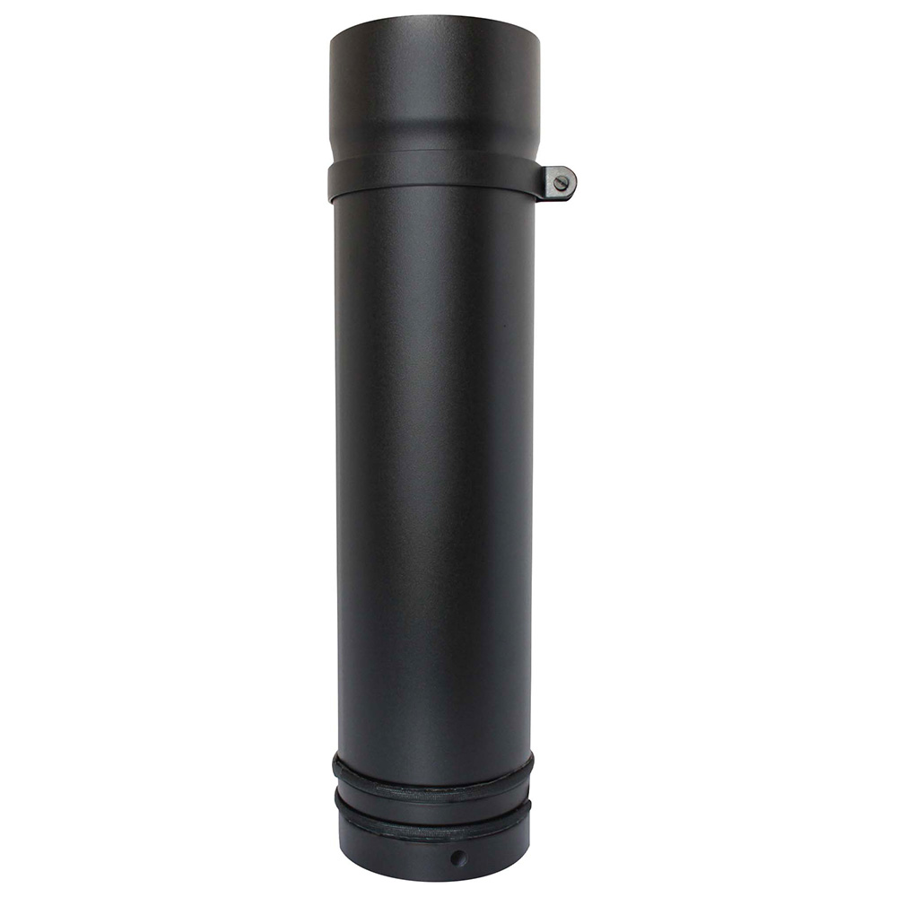 150mm Vitreous Enamel Adjustable Flue Pipe 500mm 1 Part - SNH Tradecentre