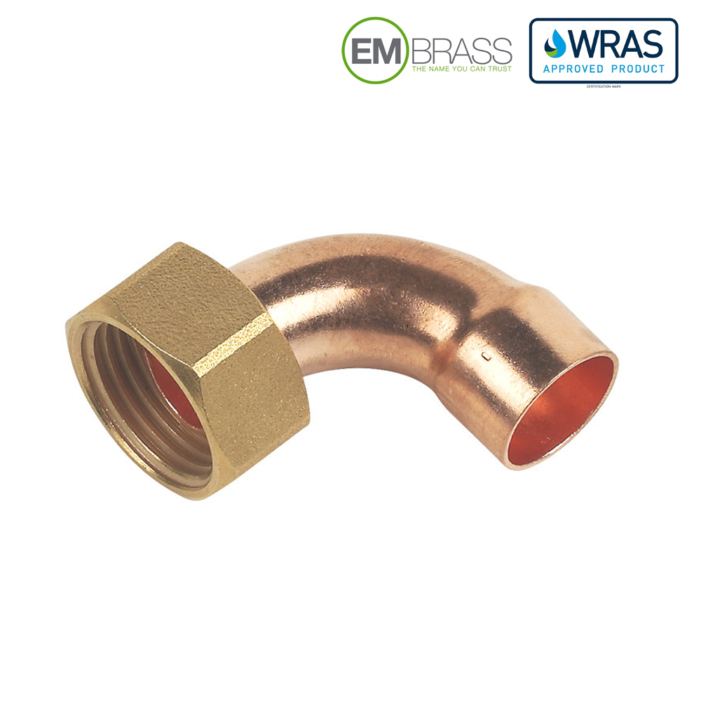 22mm x 3/4 Inch Bent Tap Connector End Feed