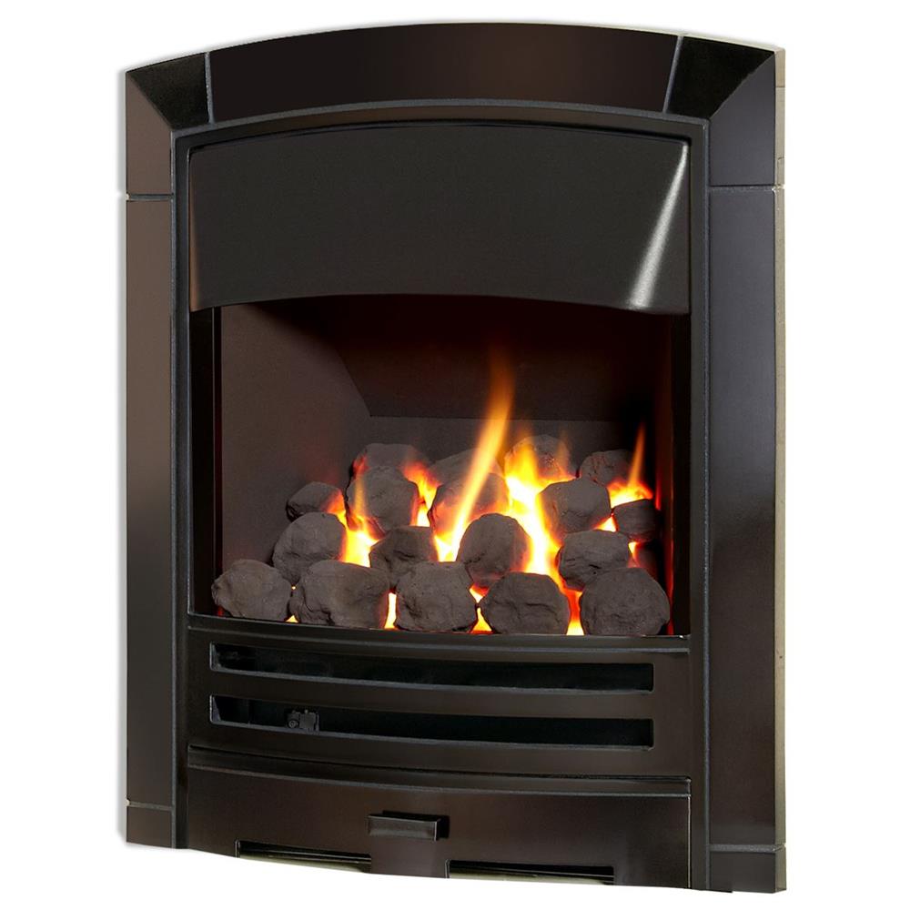 Flavel Decadence Plus RC Black Nickel Gas Fire - FKPCDNRN2