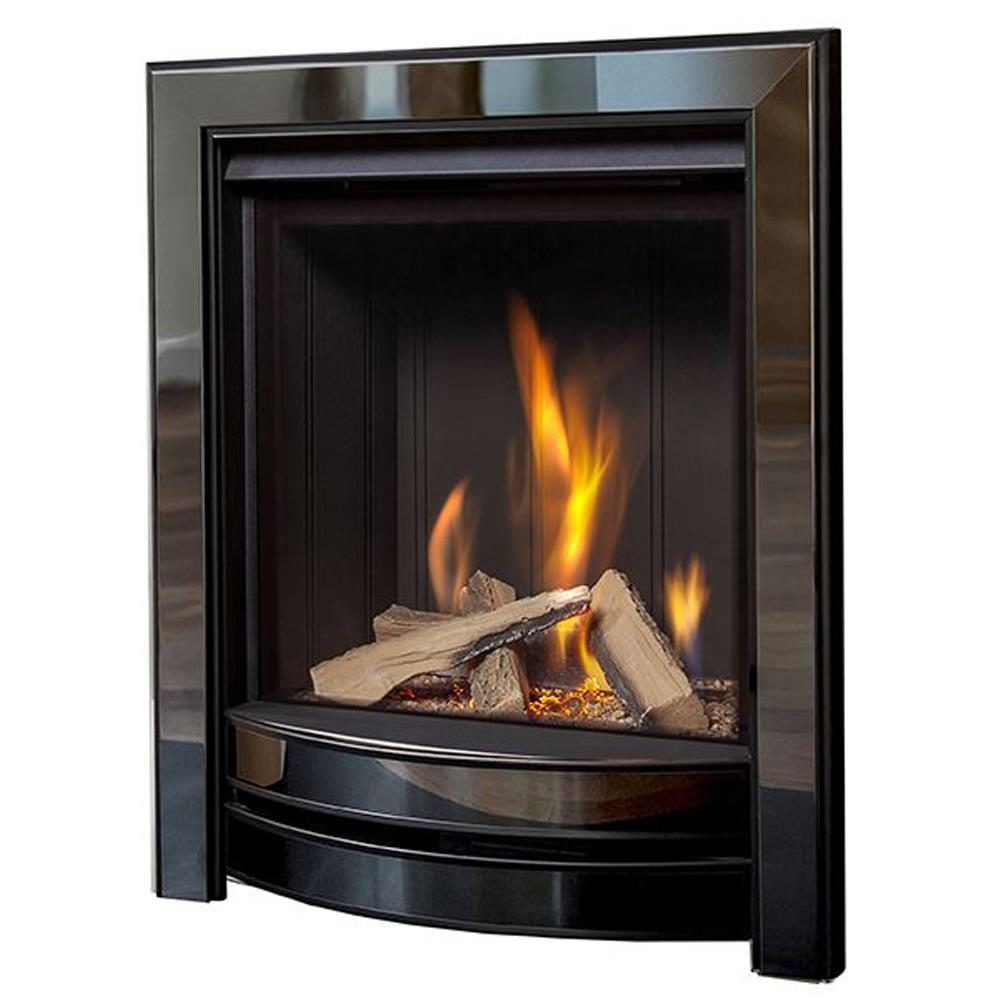 Flavel Romance MC Black Nickel and Black Gas Fire - FLBLNBMN
