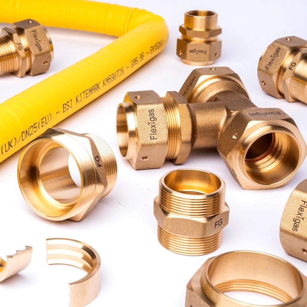 Flexigas 22mm x Copper 22mm Elbow - CSST GAS Fittings