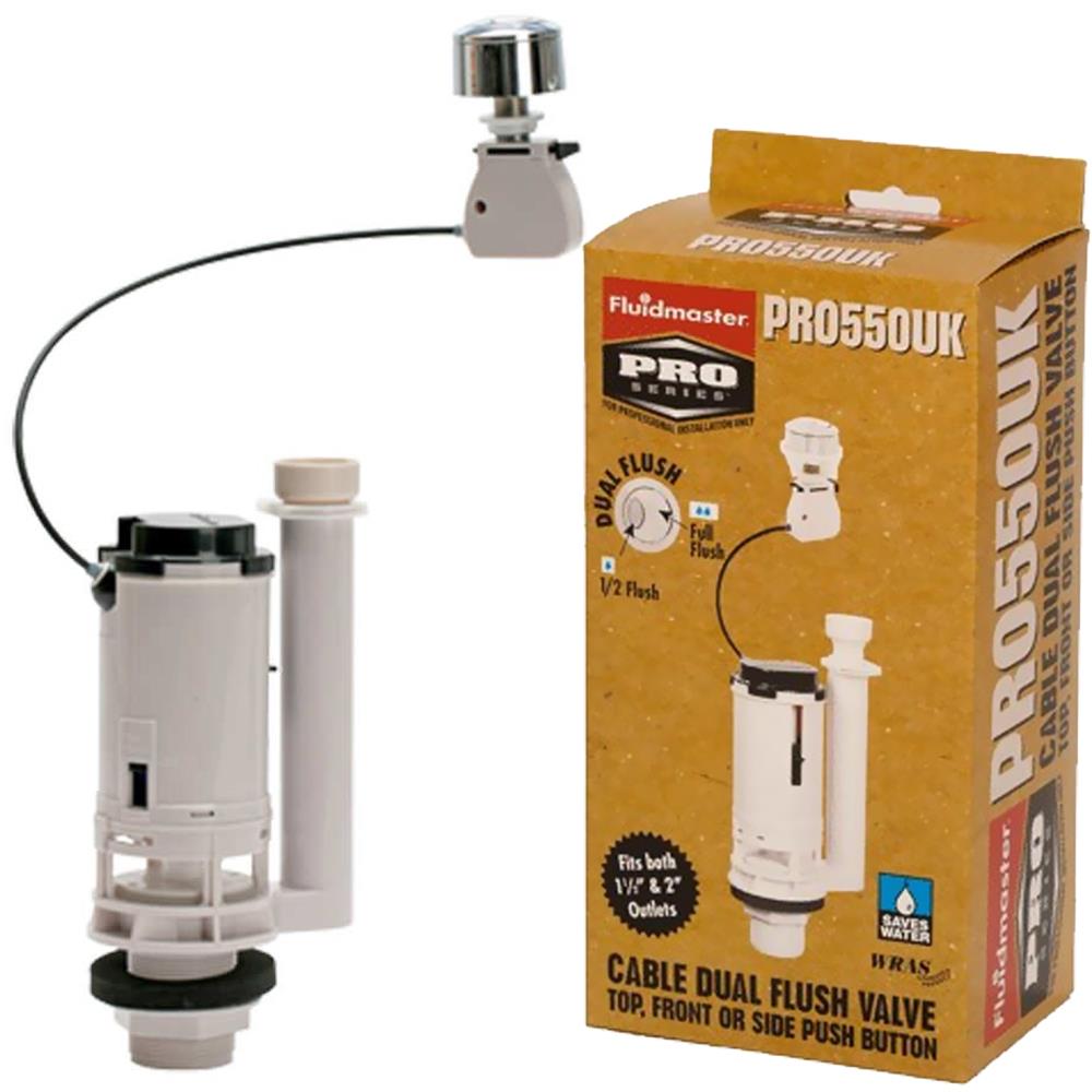 Fluidmaster PRO550UK Flush Valve - 5 Year Warranty - PRO550UK