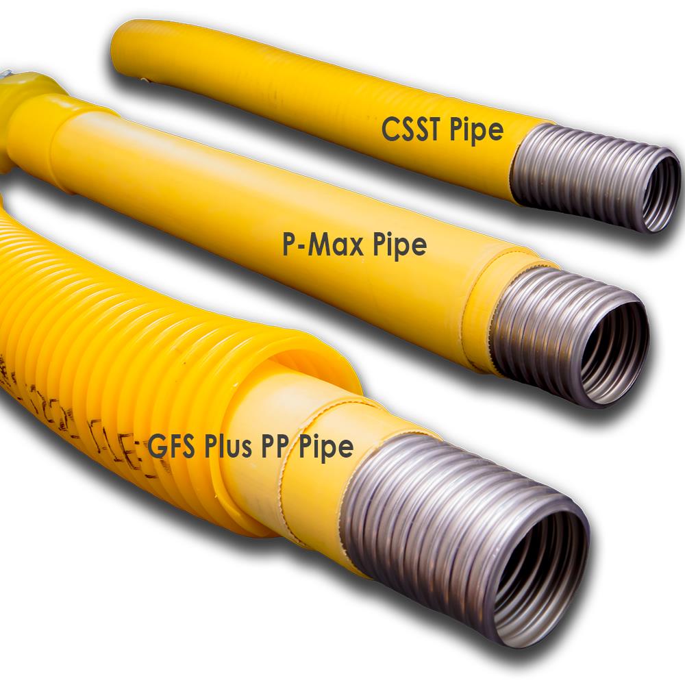 GFS DN50 Flexible Steel Gas Pipe CSST System Flexi Gas