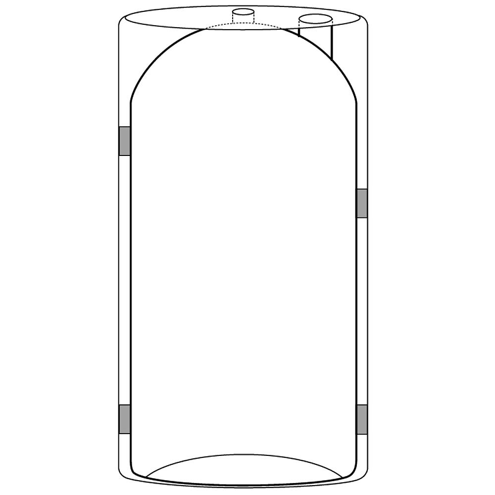 Gledhill 1200 X 450 Direct Copper Cylinder Envirofoam - BDIR22