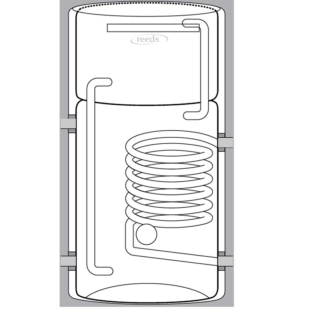 Gledhill Copper 1400 X 450 Indirect Combi Cylinder - BICOM06