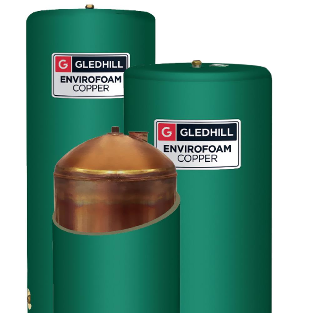 Gledhill Copper 900 X 400 Direct Combi Tank - BDCOM01