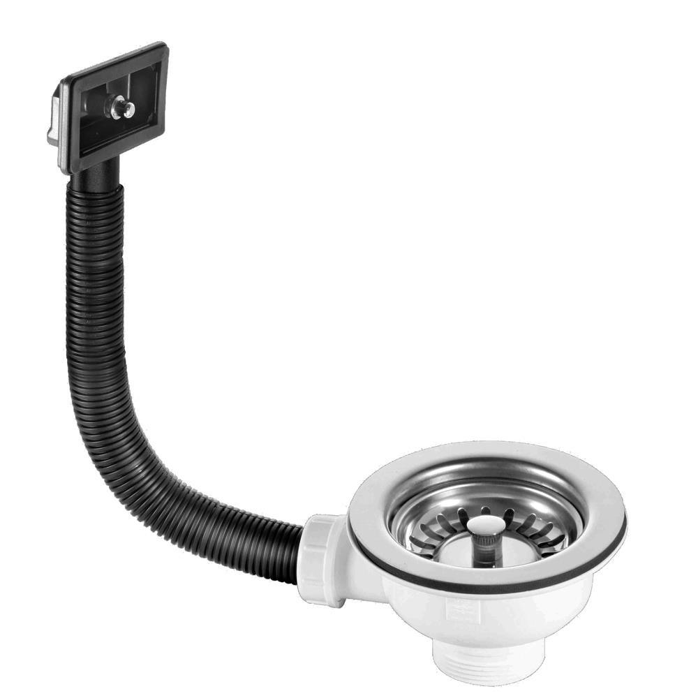 McAlpine Basket Strainer Waste Rectangular Overflow