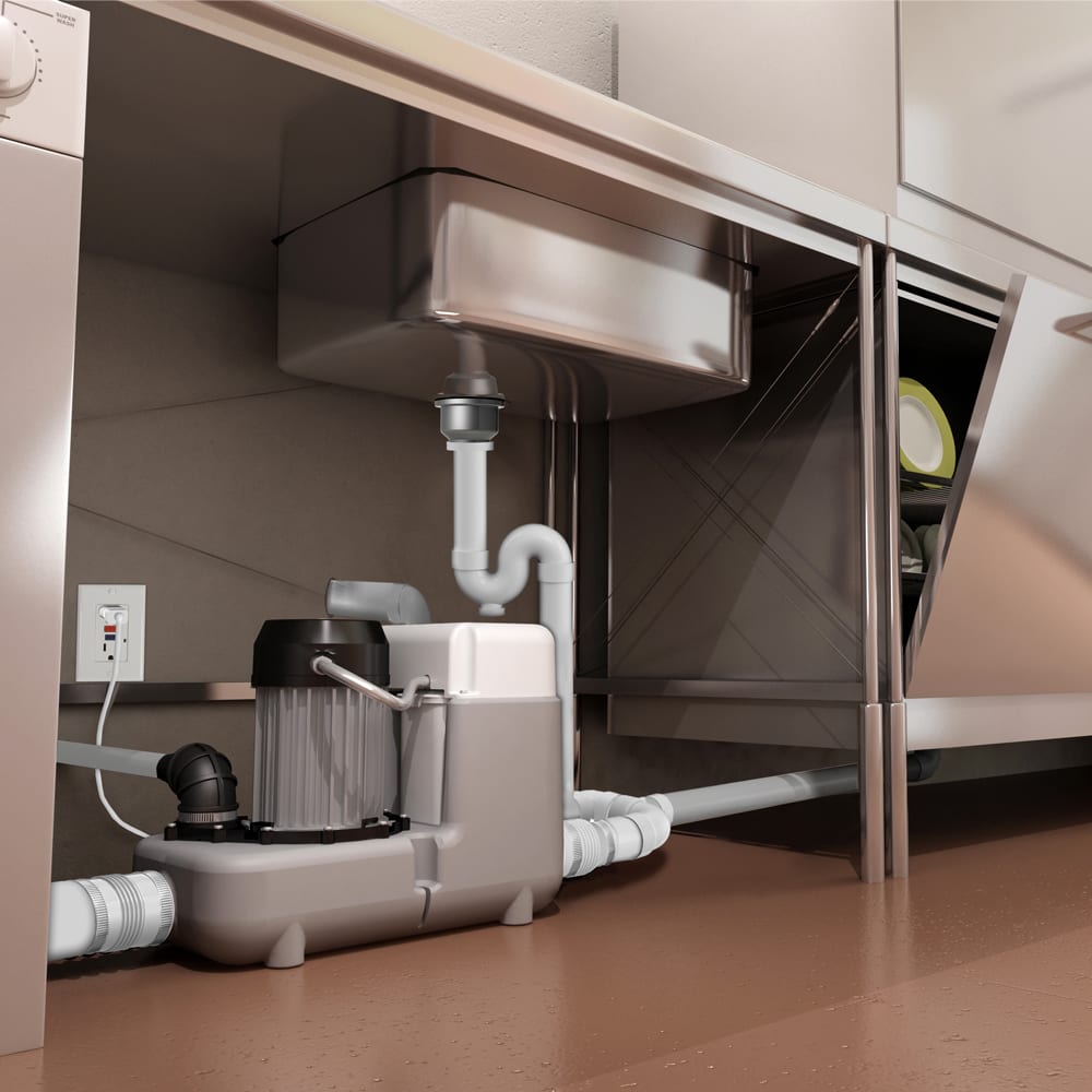 Saniflo Sanicom1 Heavy Duty Waste Commercial Pump 1046