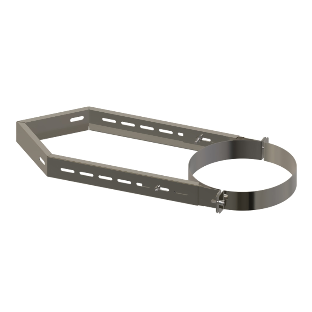 TWPro 125mm Twin Wall Support Corner 270 to 520mm Stainless Steel