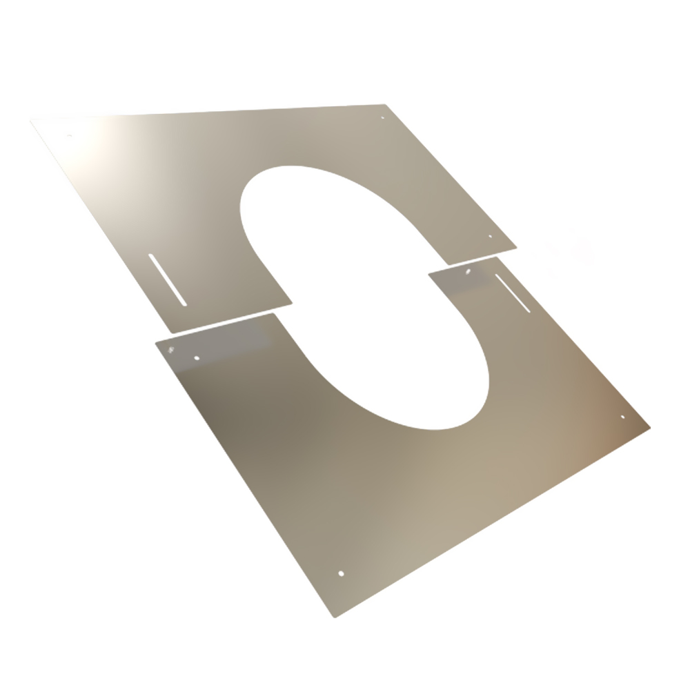 TWPro 150mm Finishing Plate Stainless Steel 30-45 Degree