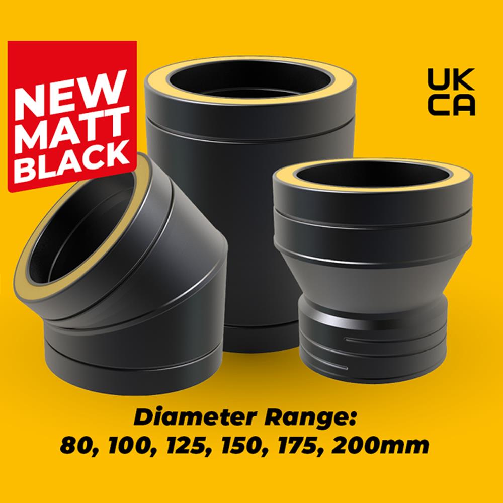 TWPro 150mm Twin Wall Structural Locking Band Matt Black