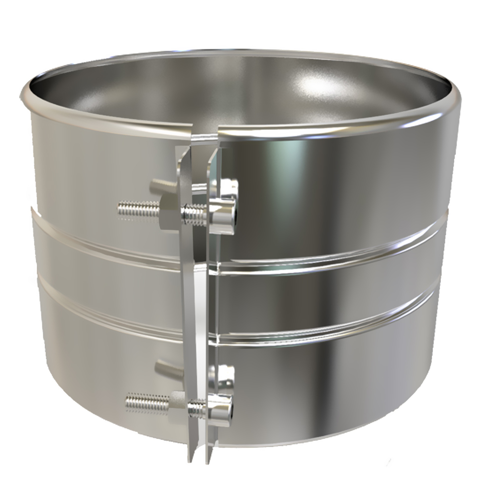 TWPro 150mm Twin Wall Structural Locking Band Stainless Steel