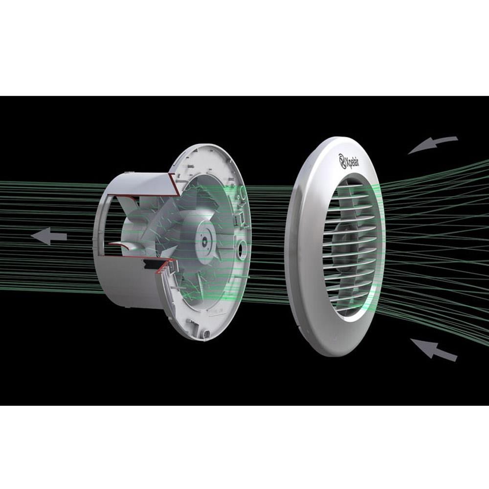 Xpelair 93070AW Simply Silent DX150S Standard 6"/150mm Extractor Fan - SNH