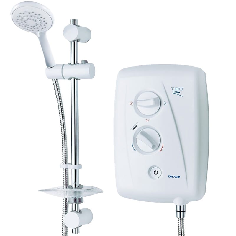 Triton T80Z FF Fast Fit 9.5kw White/Chrome - SNH £92.40