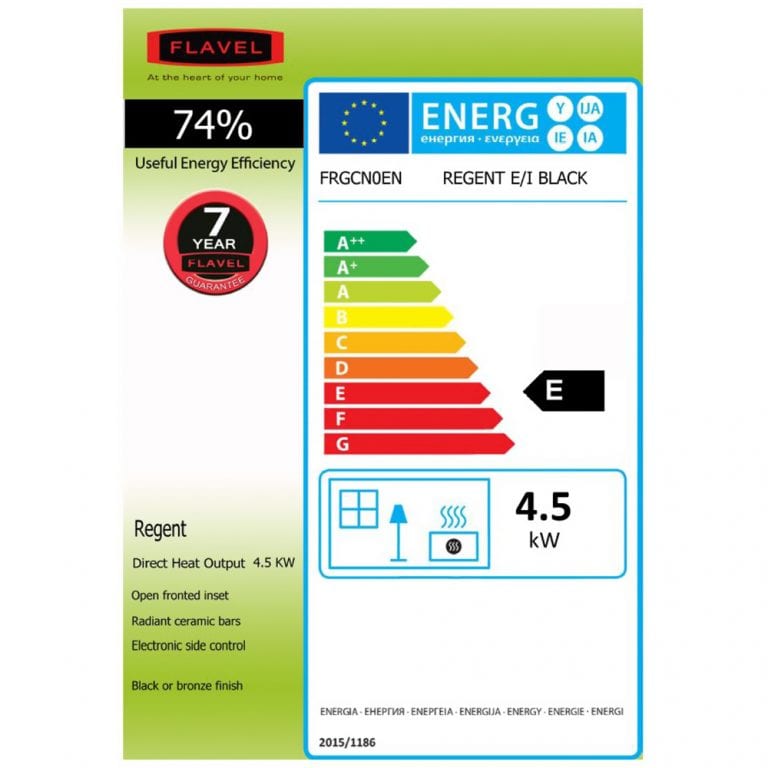 Flavel Regent Gas Fire Bronze Radiant Gas Fire FRGCP0EN
