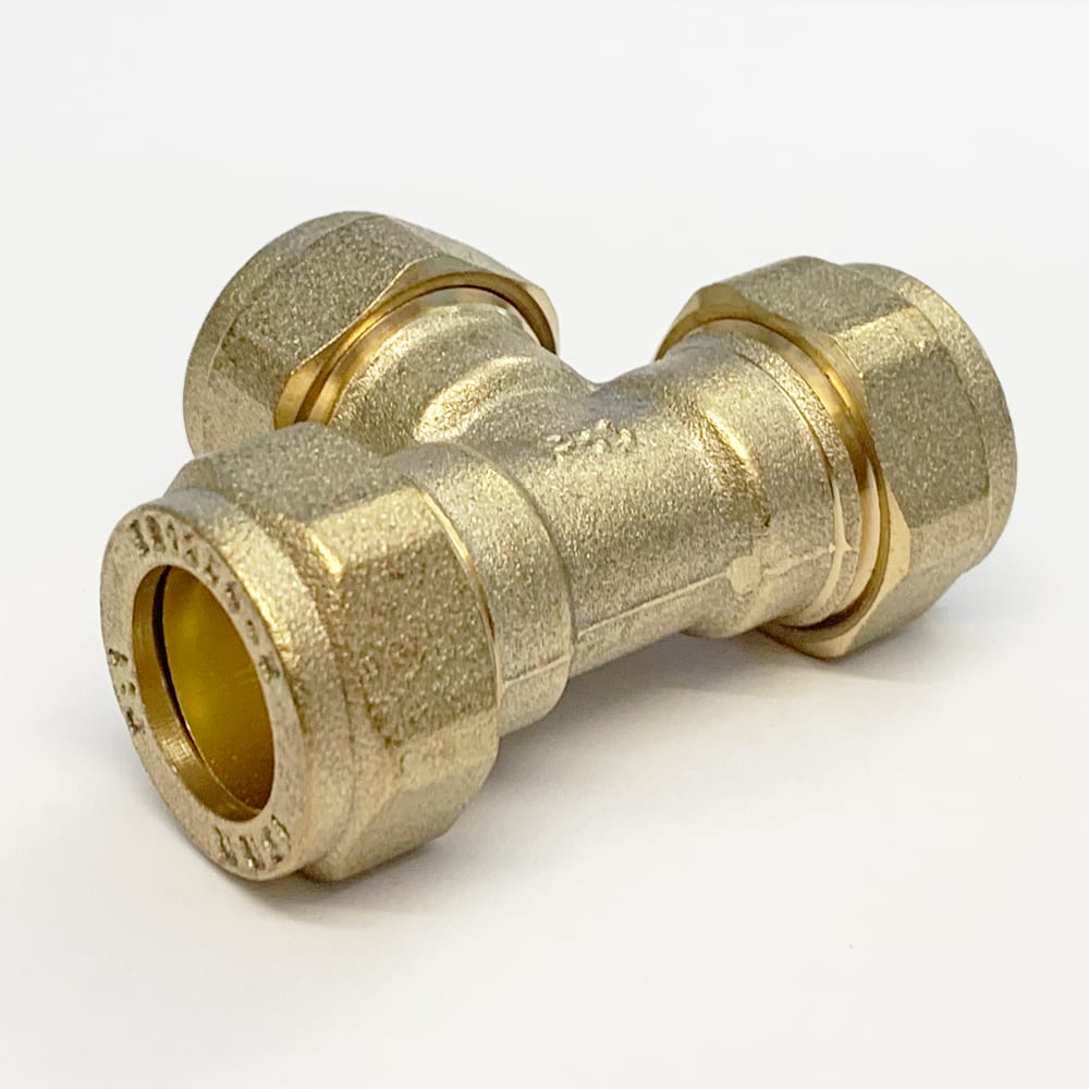 10mm Equal Tee Compression WRAS Approved - SNH