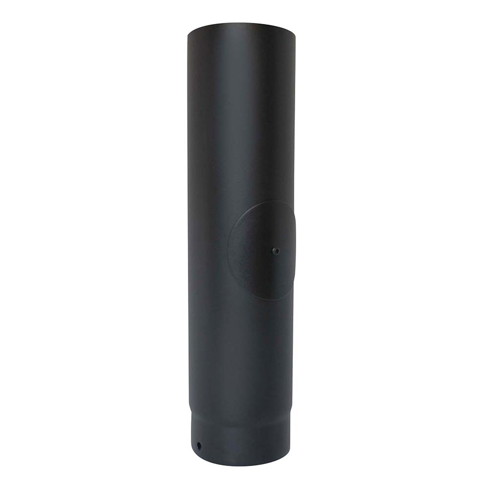 150mm Vitreous Enamel Flue Pipe with Door 500mm Length - SNH