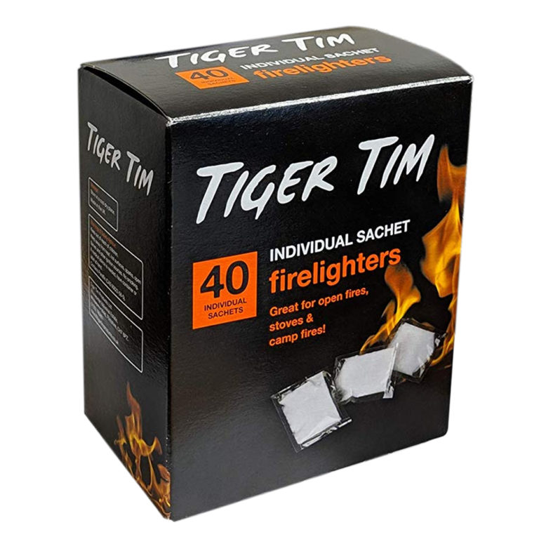 Tiger Tim Stove Fire Lighters 40 Per Box - SNH Tradecentre