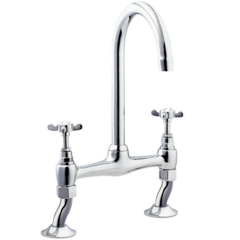 Deva CR305 Coronation Bridge Sink Mixer tap - Kitchen Sink Mixer Tap