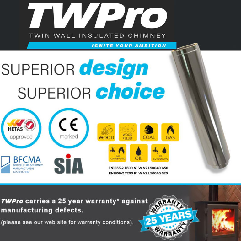 TWPro 150mm Twin Wall Insulated Tee Cap Stainless Steel