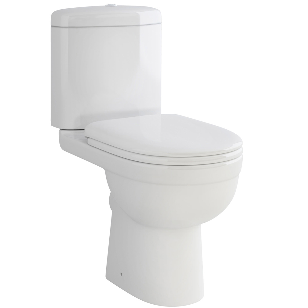Imex Ivo Close Coupled Toilet With Seat Option with Soft Close Seat