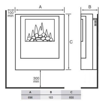 Dimplex Bach Optiflame Electric Fire - BCH20 Dimplex Fires