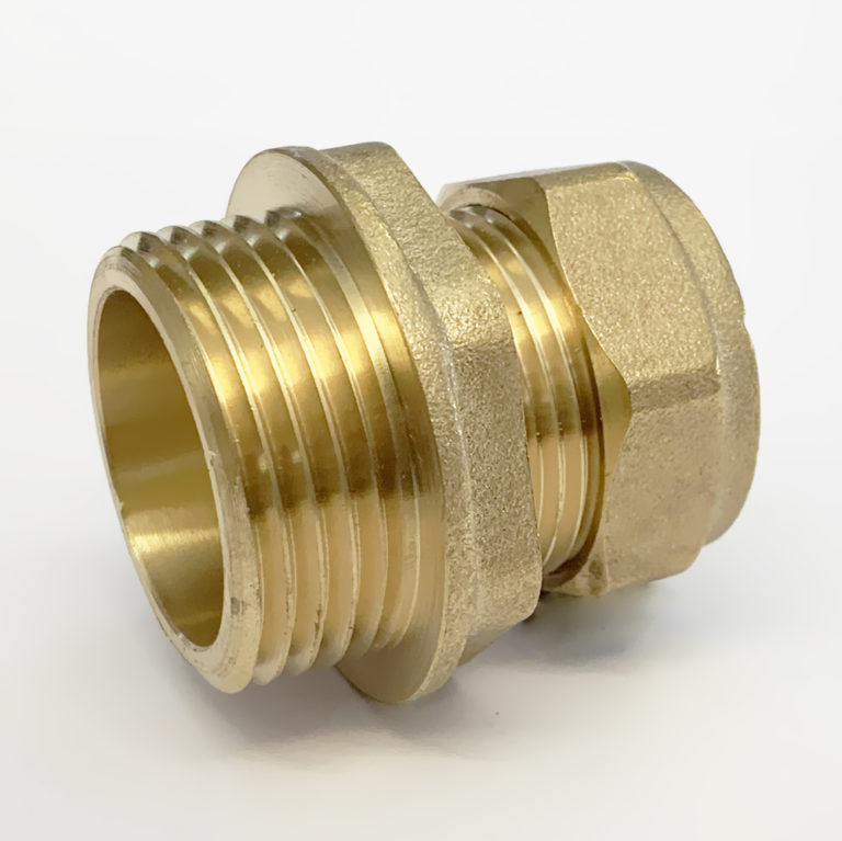 22mm x 1" Male Iron Straight Compression Brass £2.50