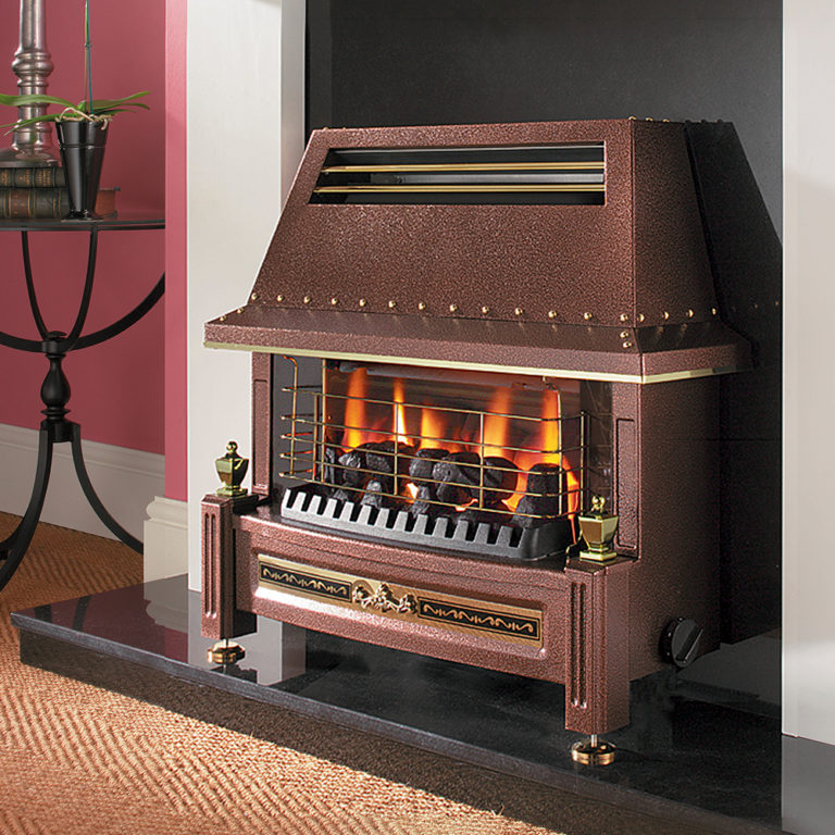 Flavel Regent Gas Fire LFE Bronze Outset Gas Fire FRLCPOEN