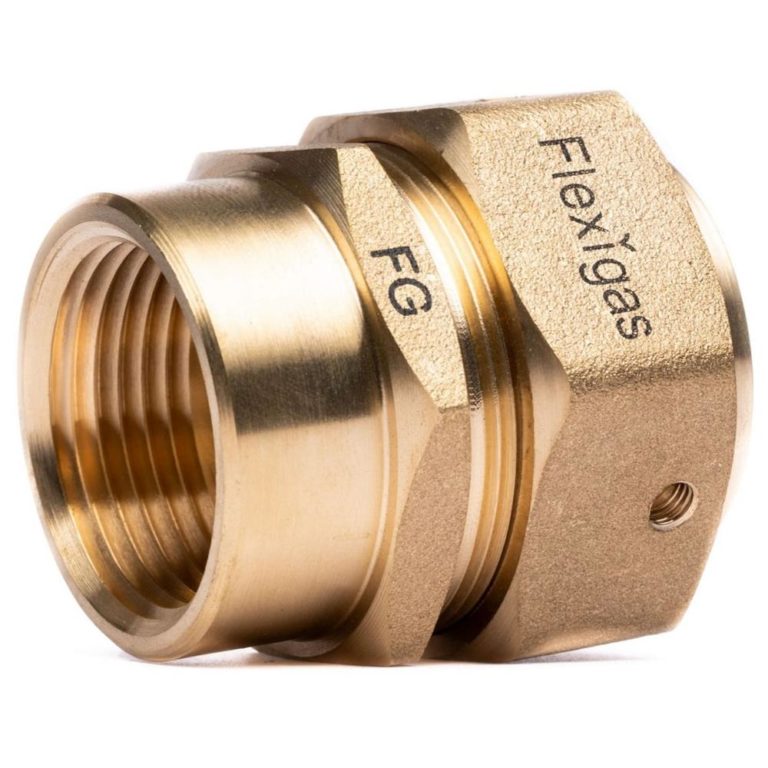 Flexigas DN15 x 1/2" Female Adaptor - Gas Fittings