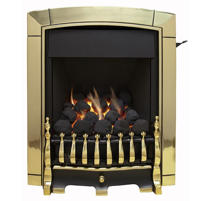 Flavel Caress Plus Traditional SC Brass Gas Fire - FKPC41SN