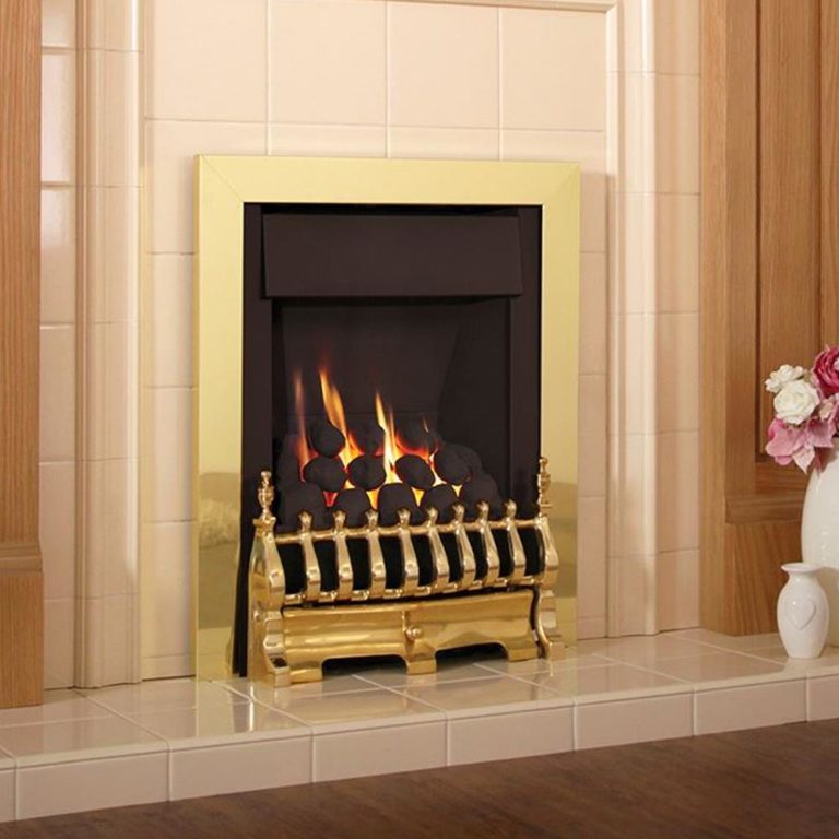 Flavel Windsor Traditional Plus Brass Gas Fire - Model FSPC11MN
